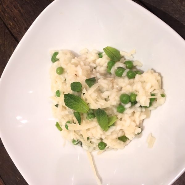 Pea and Mint Risotto – Fresh Food Living
